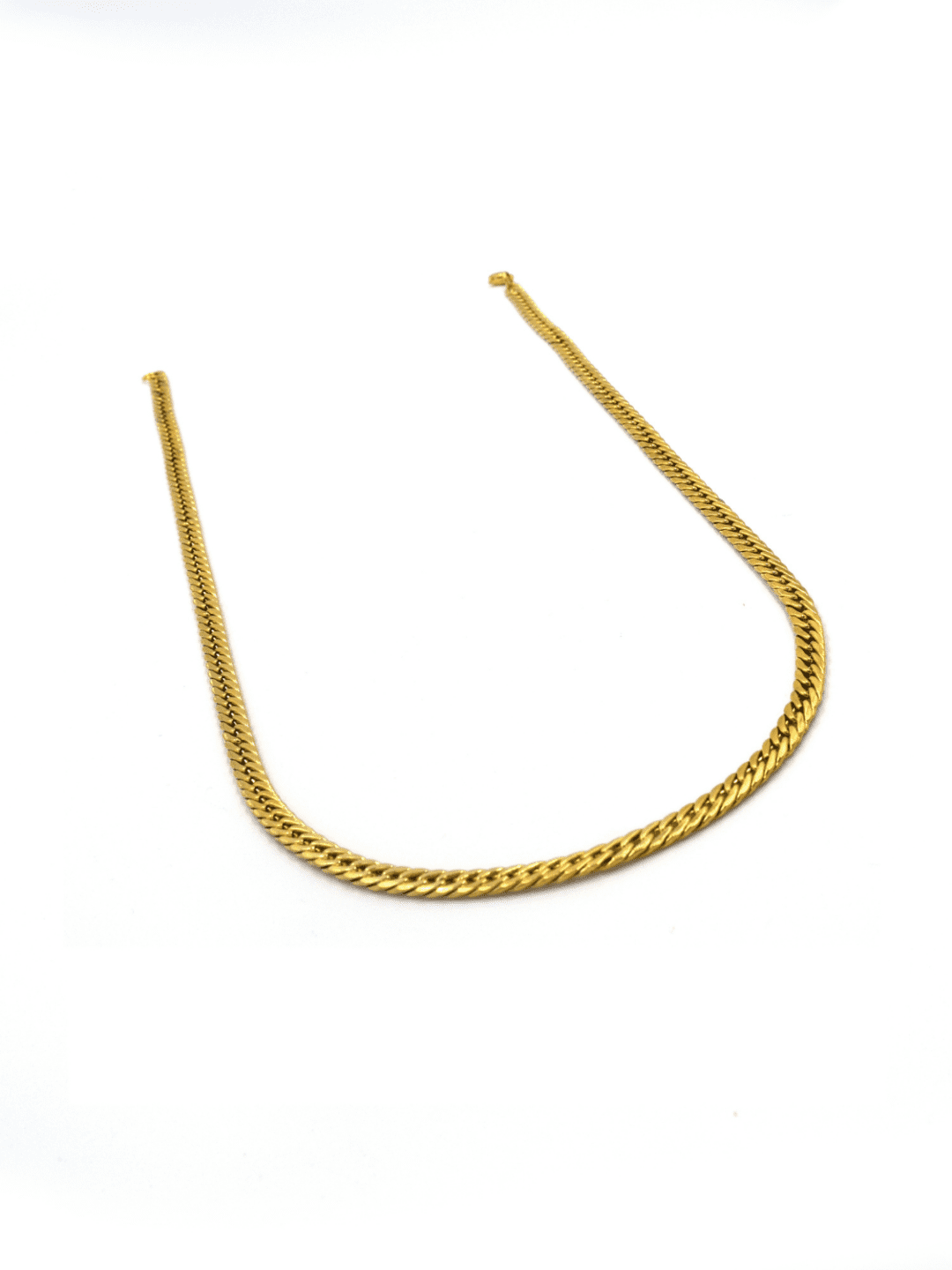 Cuban Gold Toned Chain – QUEENS JEWELS
